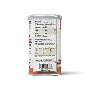 The Honest Kitchen Daily Boosts: Instant Beef Bone Broth Liquid Treat with Turmeric for Dogs and Cats, 3.6oz