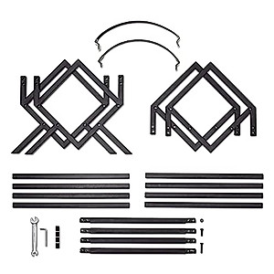 MODERN VINYL Record Holder - Matte Black Metal - 160-200 LP Storage - Simple, Quick Assembly - Vinyl Display, Storage - High-End Design - Protects Vinyl - Organize Albums - Book, Magazine, Files