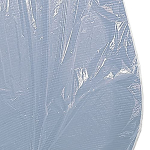 JMU Dental Half Chair Cover, Disposable Clear Plastic Sleeve Protector, Large 32" x 32", Box of 200