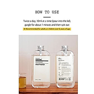 SODOWE. Vegan Oil-Pulling MOUTHWASH, 9.46 fl oz, Colorless and Odorless, Non-Alcohol Oral Rinse