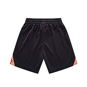 KELME Kids Team Soccer Jersey and Shorts, Boys Shirts Soccer Uniform Kit, Girls Indoor Turf Sport Outfit (Orange,Kid 8)