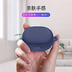 2 Pack DAYJOY Soft Rubber Silicone Protective Case Cover Compatible with Anker Soundcore Life P3 Earphone, Protective Skin Sleeve with Key Chain for Soundcore Life P3 (Sky Blue+Green)