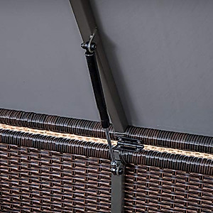 Christopher Knight Home Santa Rosa Outdoor Wicker Coffee Table with Storage, Multibrown