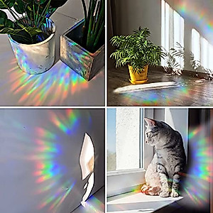 36 Pieces Window Decals for Bird Strikes, Window Clings Prevent Birds from Hitting Windows Suncatcher Stickers（Bird, Butterfly, Feather, Leaf)