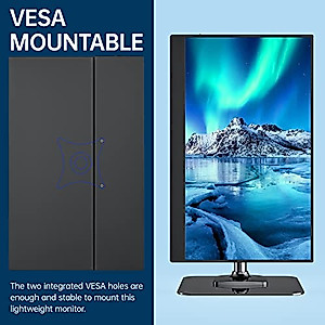 USB-C Portable Monitor - 15.6 Inch FHD 1080p FHD HDR FreeSync Zero Frame USB-C Computer Display with Dual Type-C Mini HDMI for Laptop PC Phone Mac Surface Xbox PS4 Switch, with Smart case (Renewed)