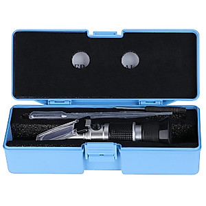 XinJiaYi Brix Meter Refractometer 0~90%, Handheld Brix Refractometer, High Accurate Brix Measurement Tool with ATC for Fruit, Beverages&Juice, Honey, Maple Syrup, Molasses and Other Sugary Drink