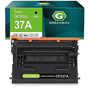 GREENBOX Compatible 37A High-Yield Toner Cartridge Replacement for HP 37A CF237A 37X CF237X for HP Enterprise M607 M608 M607n M608n M608dn M608x M609 MFP M631 M632 M633 Printer (11,000 Pages, 1 Black)