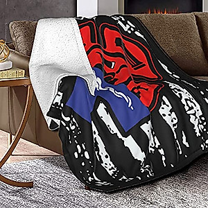 Joyloce Firefighter EMT Throw Blankets Birthday Gift Idea for Men Dad Husband Son Friend 60"x50" - Practitioner Fireman Firewoman EMS Blanket For Fire Fighter FD Department First in Last Out Responder