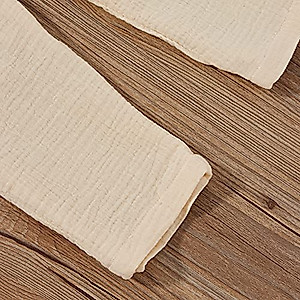 Toddler Kids Baby Girl Sleeveless Ruffle Romper Jumpsuit Backless Playsuit Outfit Overalls (Beige, 2-3 Years)