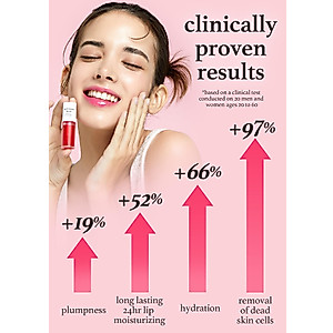 NOONI Korean Lip Oil - Applecherry | Lip Stain, Gift, Long-Lasting, Moisturizing, Plumping, Revitalizing for Dry Lips, Waterproof, No Peel Off, Korean Lip Tint, Vegan, 0.12 Fl Oz