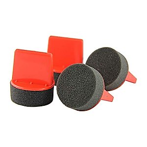 Leather Hero Pack of 4 Foam Dauber - Shoe Polish Applicator Brush - Shoe Polish Sponge for Shoe Shining & Polishing