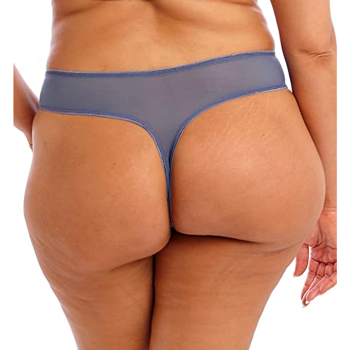 Elomi Women's Plus Size Matilda Thong, Denim Daisy, 3XL