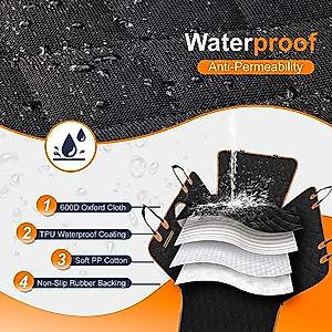 LOOBANI Dog Seat Cover for Back Seat, Waterproof Car Seat Cover, Anti-Scratch Dog Hammock for Car, Back Seat Protector for Road Trip, Fits Cars SUV & Truck