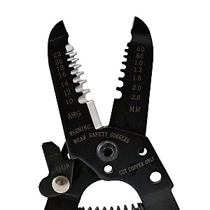 Miller 721 Multiwire Stripper and Cutter for Professional Technicians, Electricians, and Installers, Easily Portable Tool, 3.8 Ounces