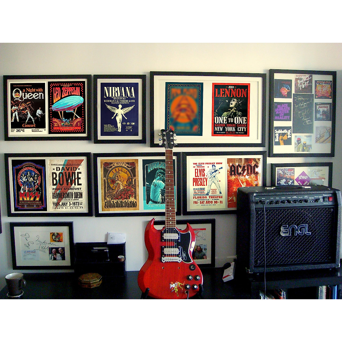 Riviera Vintage Rock Band Posters for Retro Decor