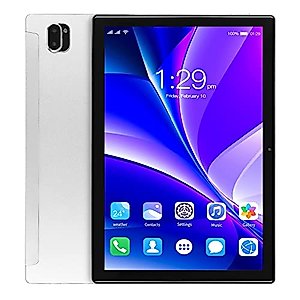 GLOGLOW Gaming Tablet, Dual Camera 5G WiFi 10.1 Inch FHD 6GB RAM 128GB ROM HD Tablet Octa Core CPU for School (US Plug)