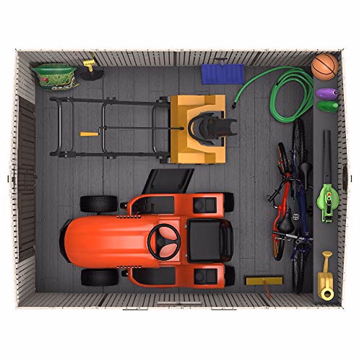 LIFETIME 10 FT. X 8 FT. OUTDOOR STORAGE SHED (Model 60001)