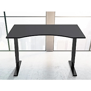 Monoprice 143562 Sit-Stand Desk, Black