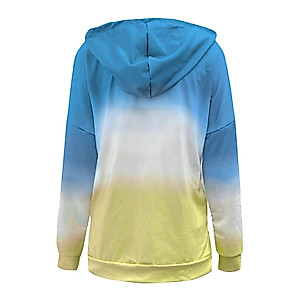 RUOYUN Women's Oversized Sweatshirt Los Angeles California Crewneck Long Sleeve Casual Loose Pullover Tops