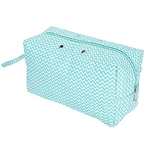 Yarn Storage Bag 29x12x17cm Large Yarn Organizer Tote Bag with Zipper Closure and Pocket for Knitting Needles Crochet Hooks (L)