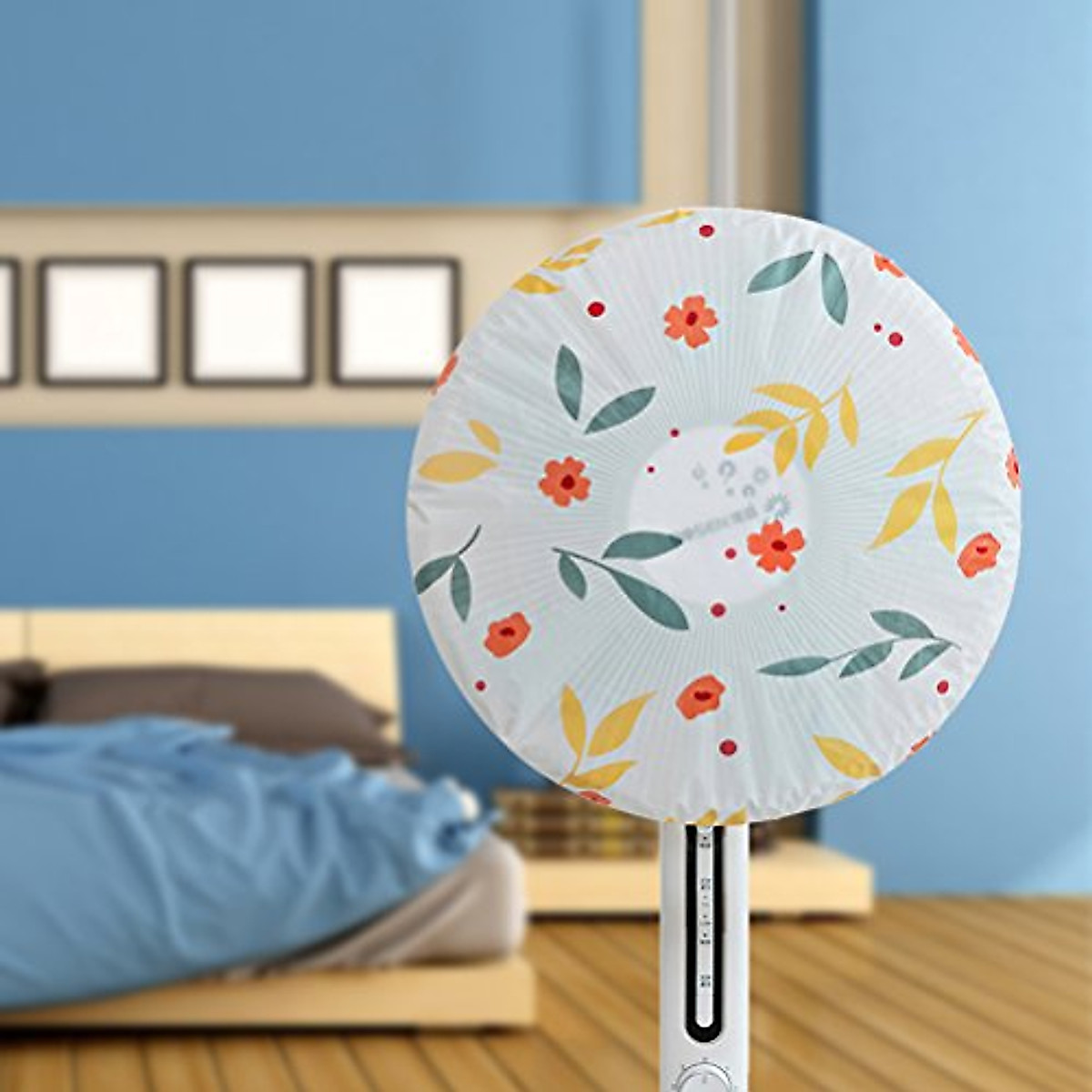 BESPORTBLE Washable Floor Fan Dust Cover Fan Protection Cover Reusable Accessories Supplies(Floral) Summer Fan
