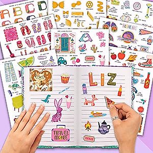 Fashion Angels Gratefulness Sticker Book - 1000+ Things to be Grateful for Stickerbook - 40-Page Sticker Book, Fun Stickers for Scrapbooks, Planners, Gift and More! - Ages 6 and Up