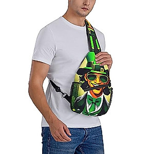 SSIMOO Happy St Patrick'S Day Functional Outdoor Travel Hiking Backpack-Perfect For Cycling, Leisure And Outdoor Adventures