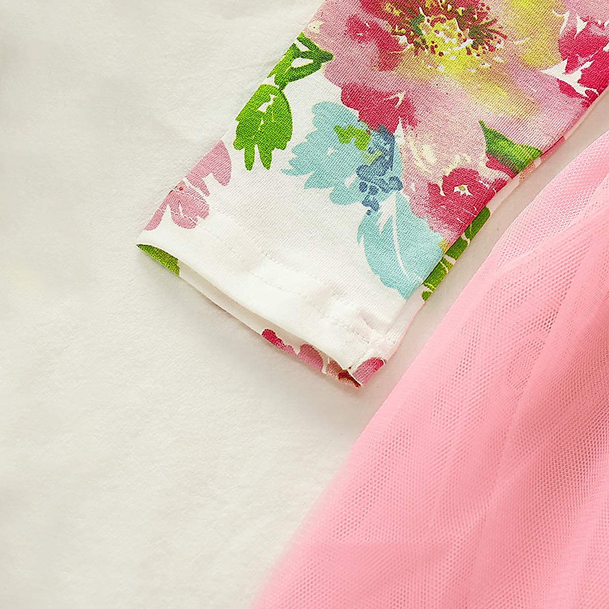 3rd Birthday Girl Outfit Three Year Old Birthday Outfit Girl (Pink Long, 3T)