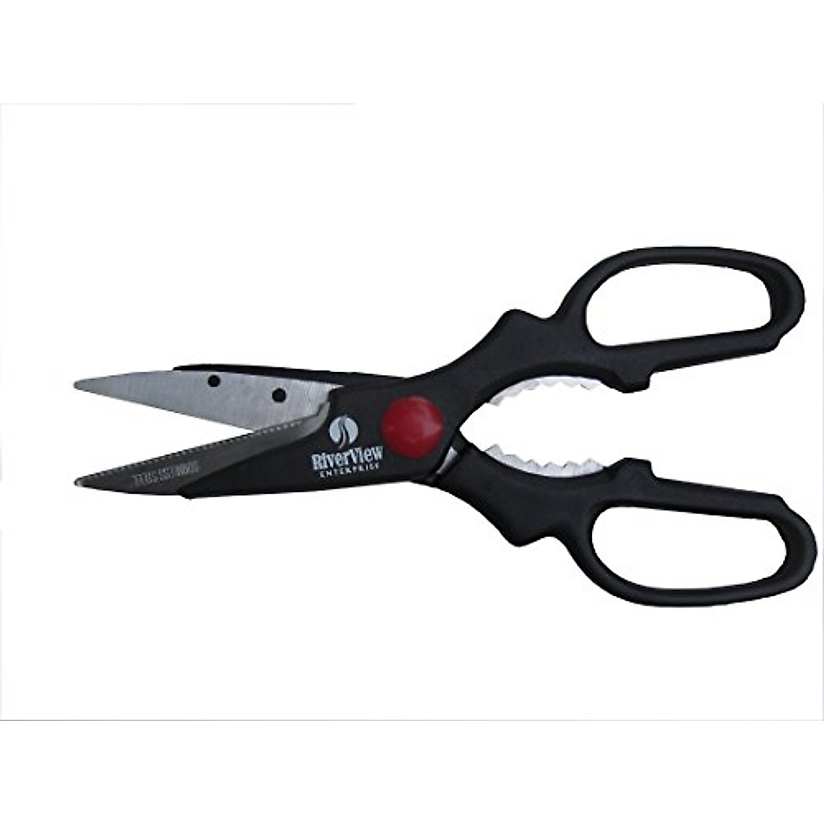 Very Sharp Multi Purpose Scissors - Reinforced Blade Shears, Left and Right Handed for kitchen sewing garden