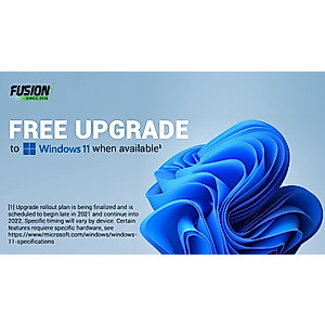 Fusion5 14.1" Full HD Windows 11 Laptop - 128GB Storage, 4GB RAM, T90B+ Pro Model Lapbook, Quad Core CPU, 5GHz WiFi (Dual-Band WiFi) 2X WiFi speeds, Supports M.2 SATA SSD