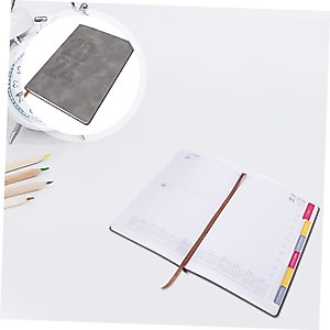 STOBOK 2024 Weekly Schedule Planner Office Memo Pad Monthly Planner Notebook New Year Schedule Notebook Daily Writing Book Calendar Notebook Daily Planner Portable Manual Paper Work