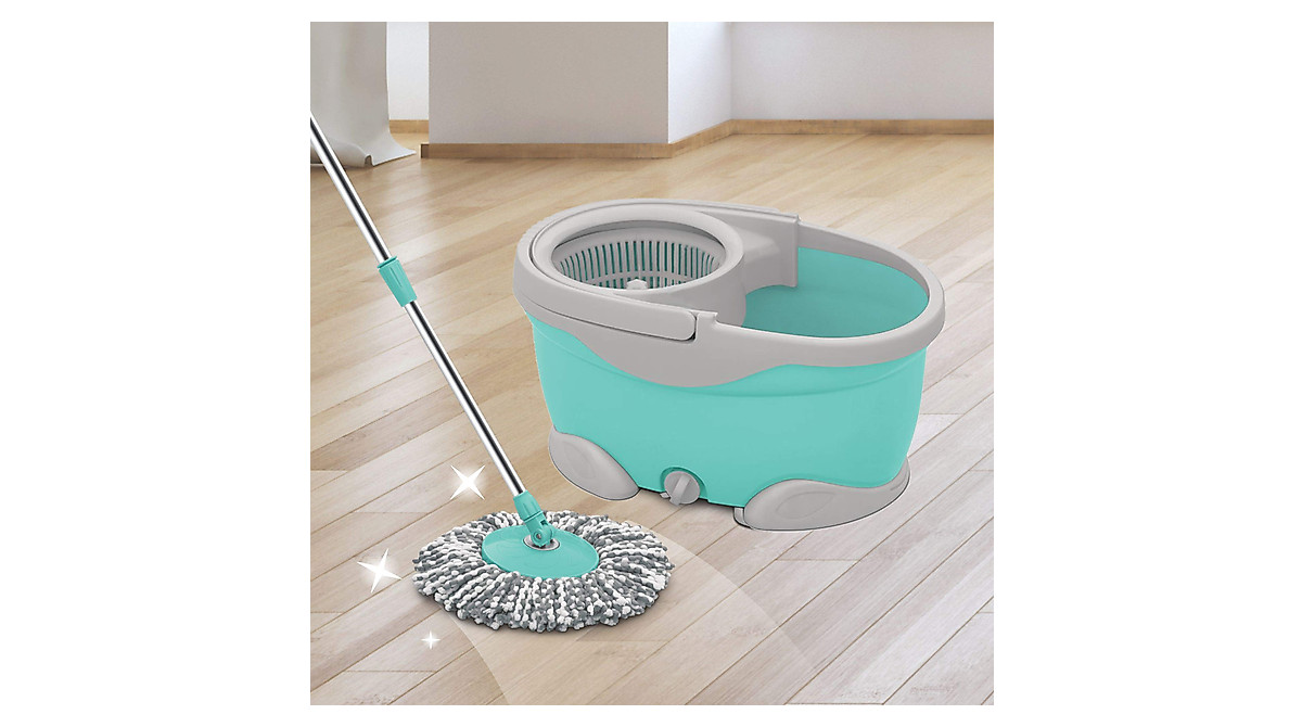 Spotzero Maxx Spin Mop & Bucket Set - Clean Floors Easily