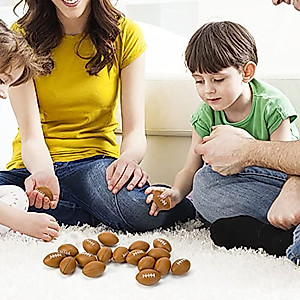 LovesTown Football Stress Ball, 28 PCS 2.2 x 1.4 Inches Stress Relief Fidget Balls Foam Sport Football for Gift Bag Fillers Stuffers Party Favors Decoraions Bathtub Toys School Carnival Reward