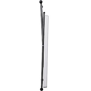 F2C 30-Inch Folding Table, Multi-Functional Personal Table,Portable and Adjustable Height for TV Trays, Laptop, Sewing,Ideal for Small Spaces,Camping Picnic Party Table On-The-Go Needs, White