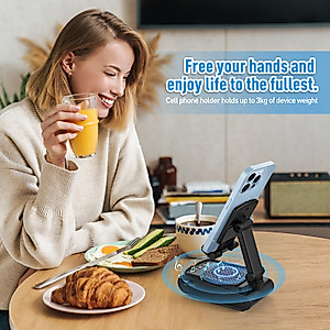 Birthday Gifts for Men, Cell Phone Stand with Wireless Bluetooth Speaker, Dad Gifts for Fathers Day, for Men Him Husband Dad Gifts