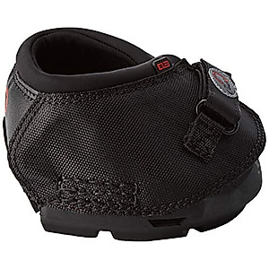 Cavallo Horse & Rider DELBR-4 ELB Regular Sole Hoof Boot, Size 4, Black