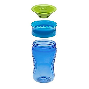 WOW CUP for Kids 360 Sippy Cup, Blue, 10 oz / 296 ml