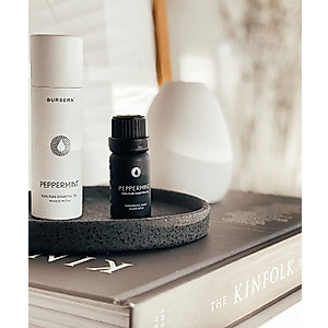 Bursera Peppermint Essential Oil, Tree Planted with Every Order, 100% Pure Peppermint Oil, 10ml Undiluted High Grade Natural Peppermint Oils for Diffuser, Shower, Skin and Aromatherapy