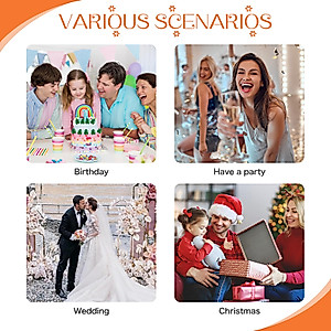 Funsveta Baby Girls Flower Crown Flower Girl Headpiece boho Little Wreaths for Weddings, Family photography (Flower Pink)