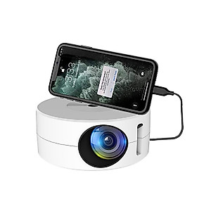 Mini Bluetooth Projector, Projector.YT200 LED Mobile Video Mini Projector Home Theater Media Player Kids Gift Cinema Wired Same Screen Projector For Iphone Android