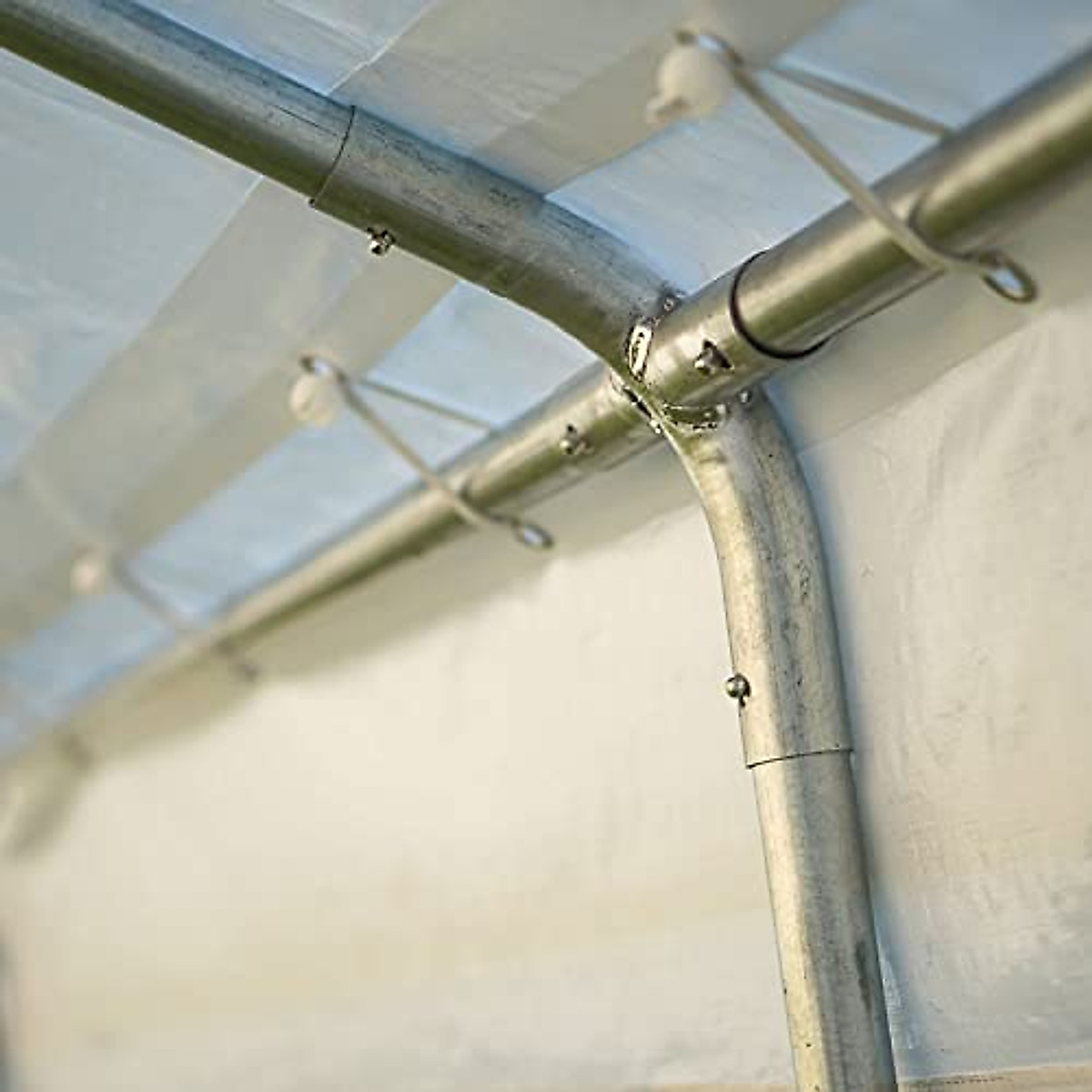 Shade Tree 30 x 20 Foot Heavy Duty Party, Event, Wedding, Carport, Canopy Shelter Tent with Windowed Sidewalls and Zippered Doorway End Walls, White