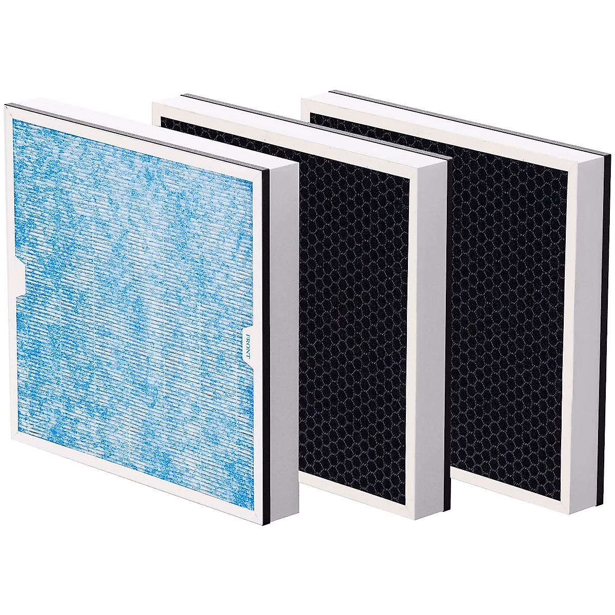 Abestorm 2-in-1 /HEPA/Activated Carbon Filter Replacement Set for Filteair HEPA S1 S2 S3 / Filteair HEPA V1 V2 V3 Air Scrubber (3Pack)