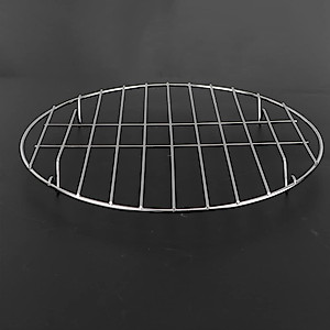 Operitacx 2pcs Stainless Steel Griddle Grilling Accessories BBQ Portable Campfire Grate Hibachi Grill Pizza Ovens for Outside Pizza Grill Practical Steak Grilling Rack Cake Lip Gloss
