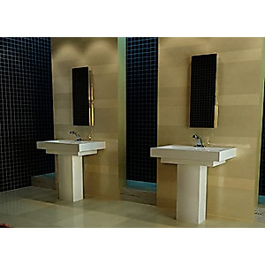 Zurn Z6915-XL-MV AquaSense Centerset Sensor Faucet with 0.5 GPM Aerator, Mixing Valve, and 4" Deck-Mount Spout in Chrome