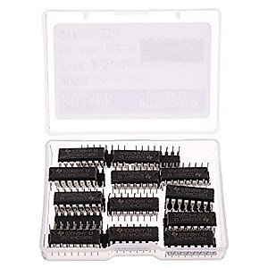 BOJACK SN74HC595N 8-Bit Counter Shift Registers 3-State Output Registers Integrated Circuits DIP-16 (Pack of 25)