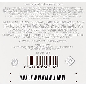 Carolina Herrera Ch Fragrance For Women - Fresh Floral Amber Scent - Top Notes Of Bergamot, Orange, Grapefruit And Juicy Melon - Floral Heart Notes - Ends With Tasty Base Notes - Edt Spray - 1.7 Oz