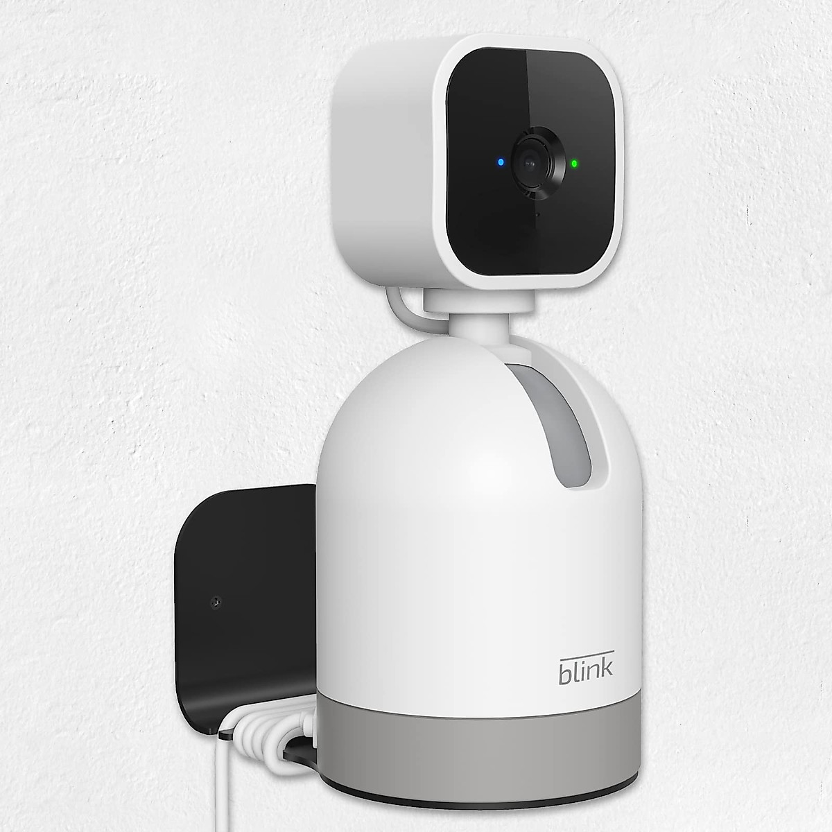 PUUUCI Wall Mount for Blink Mini Pan-Tilt Camera - Blink Mini Pan-Tilt Camera Black Stainless Steel Wall Mount Bracket/Holder for Home/Apartment/Office Indoor (1-Pack)