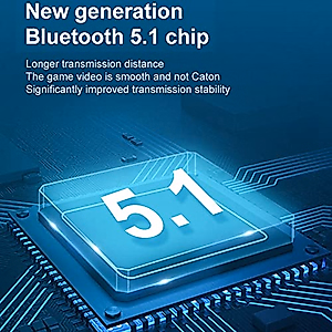 Wireless Earbuds with Earhooks Bluetooth 5.1 Sport Over Ear Headphones Waterproof in Ear HIFI Stereo Ear Buds Microphone Long Battery Life with Charging Case Earphones for Running Workout Android iOS