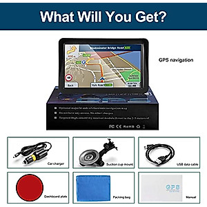 GPS Navigation for Car Truck 9 inch GPS Navigation, Speed Limit & Traffic Light Tips, Turn-by-Turn Navigation, Map 2023, Free Update USA Map