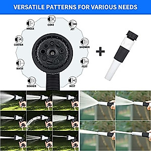 Heavy Duty Retractable Garden Hose Reel by BSTOKCAM, 100 ft Wall Mount Water Hose Reels Outdoor Organizer- Self winding Hose Reel Automatic Recoil Storage, Include Sprayer & Nozzle